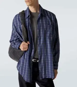 Our Legacy Borrowed Checked Cotton Shirt