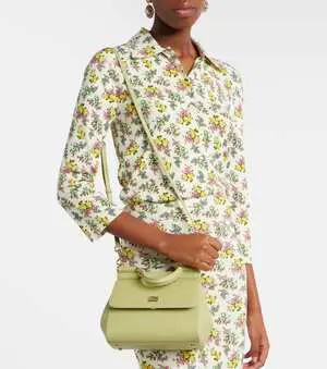 Dolce & Gabbana Sicily Small Leather Top Handle Bag