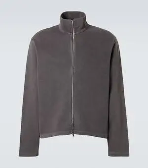 Our Legacy Shrunken Cotton Zip-up Sweatshirt