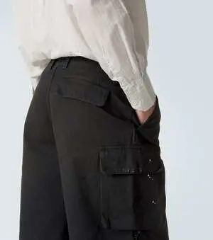 Our Legacy Mount Herringbone Cotton Cargo Shorts