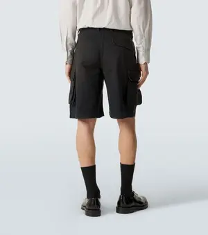 Our Legacy Mount Herringbone Cotton Cargo Shorts