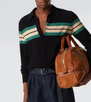 Dries Van Noten Striped Polo Sweater