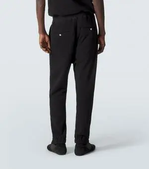 Rick Owens Tecuatl Cotton Jersey Terry Sweatpants