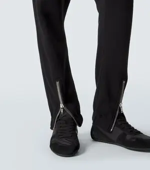 Rick Owens Tecuatl Cotton Jersey Terry Sweatpants