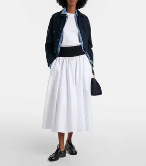 Polo Ralph Lauren Paneled Midi Skirt