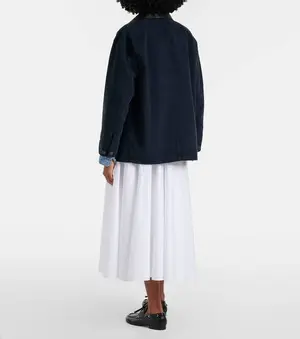 Polo Ralph Lauren Paneled Midi Skirt
