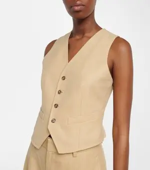 Polo Ralph Lauren Cotton Waistcoat - Beige