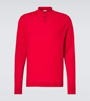 ALLUDE Virgin Wool Polo Shirt