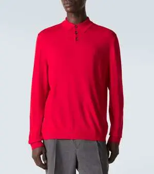 ALLUDE Virgin Wool Polo Shirt