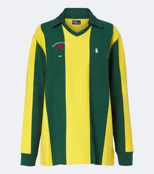 POLO RALPH LAUREN Striped Cotton Jersey Polo Shirt