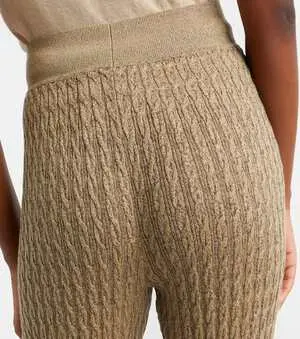 Loro Piana Cashmere-blend Flared Trousers