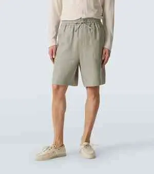 LARDINI Linen Shorts