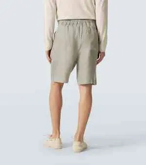 LARDINI Linen Shorts