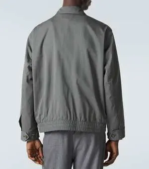 LARDINI Cotton And Silk Blouson Jacket