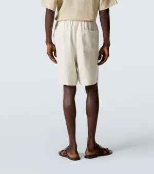 LARDINI Linen Shorts