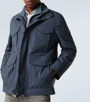 Stone Island Compass Cotton Canvas Field Jacket
