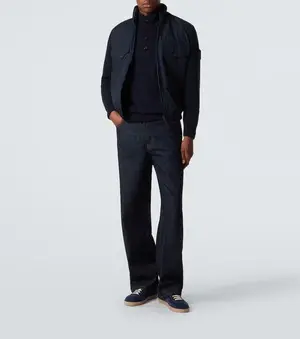 Stone Island Compass Cotton Bomber Jacket