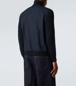 Stone Island Compass Cotton Bomber Jacket