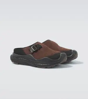 Hoka One One Ora Primo Ext Suede Mules - Brown