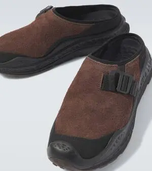 Hoka One One Ora Primo Ext Suede Mules - Brown