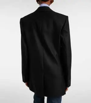 Saint Laurent Cashmere Double-breasted Blazer