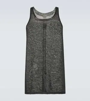 Rick Owens Cashmere Tank Top - Black
