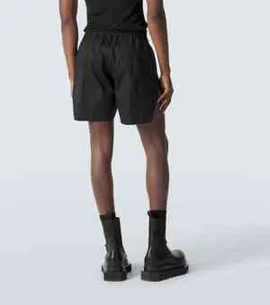 Rick Owens Cotton Jersey Shorts