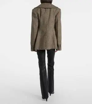 Ag Sophie Leather Bootcut Trousers