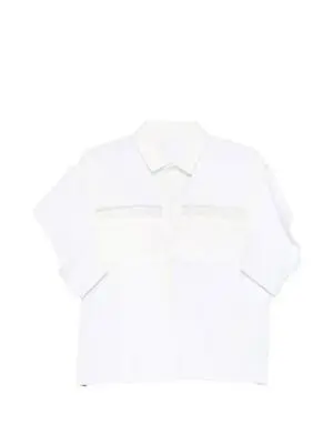 Sacai Sheer Panel Shirt - White