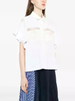 Sacai Sheer Panel Shirt