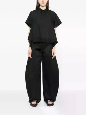 Sacai Flared Asymmetric Hem Shirt