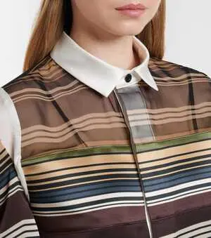 Sacai Striped Two-piece Top - Multicoloured