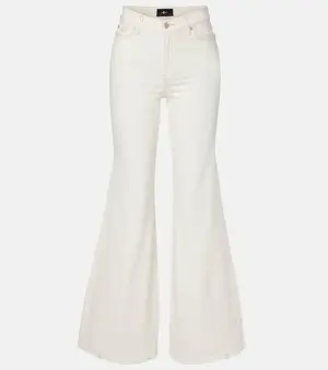 7 For All Mankind Panel Retro Flared Jeans