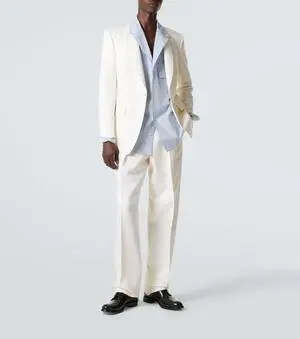 Dolce & Gabbana Martini Striped Cotton Shirt