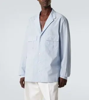 Dolce & Gabbana Martini Striped Cotton Shirt
