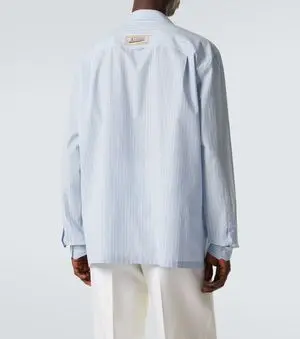 Dolce & Gabbana Martini Striped Cotton Shirt