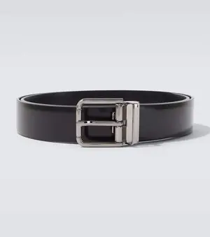 Dolce & Gabbana Leather Belt - Black
