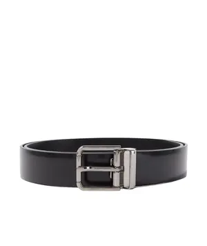 Dolce & Gabbana Leather Belt - Black