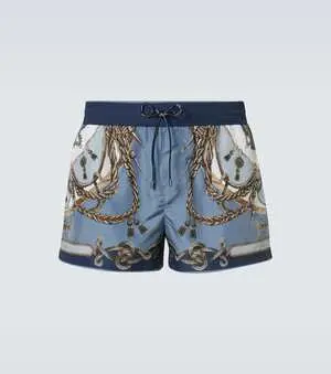 Dolce & Gabbana Printed Swim Trunks