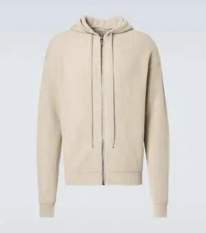 Rick Owens Ribbed-knit Virgin Wool Hoodie