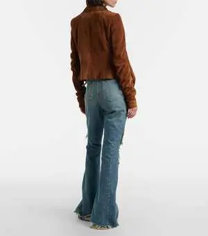 Rick Owens Distressed Flared Jeans
