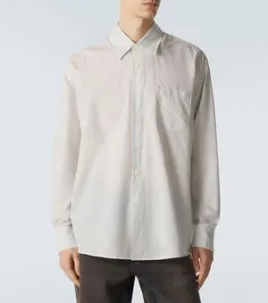 Our Legacy Above Striped Cotton-blend Shirt