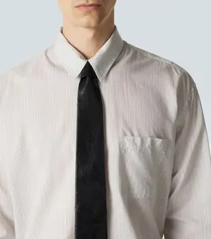 Our Legacy Above Striped Cotton-blend Shirt