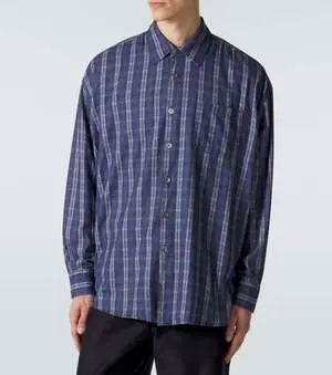 Our Legacy Borrowed Checked Cotton Shirt