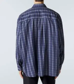 Our Legacy Borrowed Checked Cotton Shirt