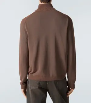 Our Legacy Cotton-blend Zip-up Cardigan - Brown