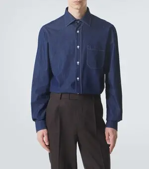 Rubinacci Cotton Shirt - Blue
