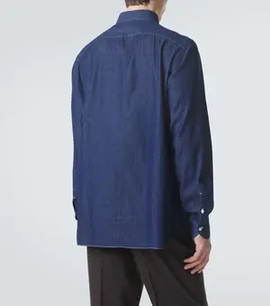 Rubinacci Cotton Shirt - Blue
