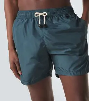 Rubinacci Satin Swim Trunks