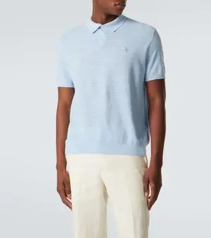 Polo Ralph Lauren Cotton And Linen Polo Shirt